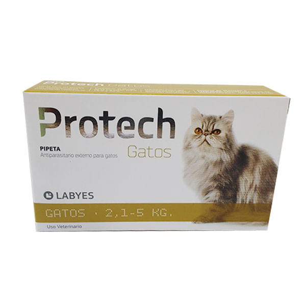 Pipeta Protech Spot On Gato 2.1 A 5 Kg