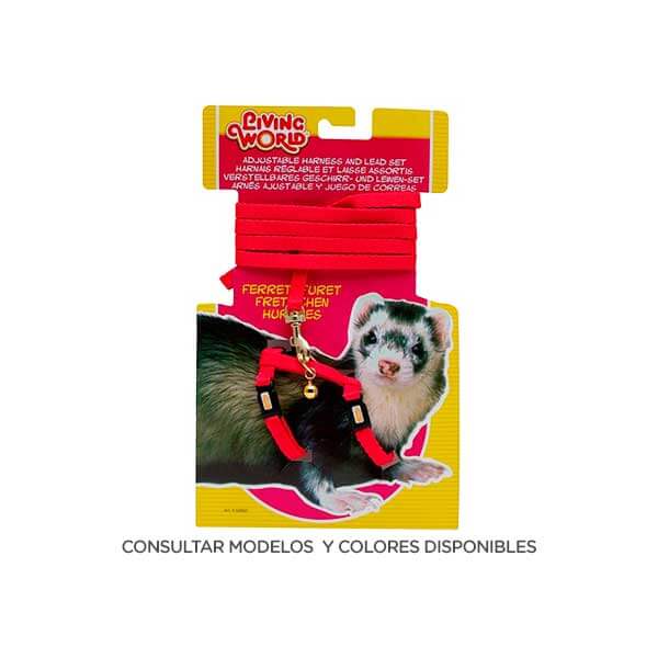 Lw Huron Set Harnes Y Correa Rojo - Natural Life