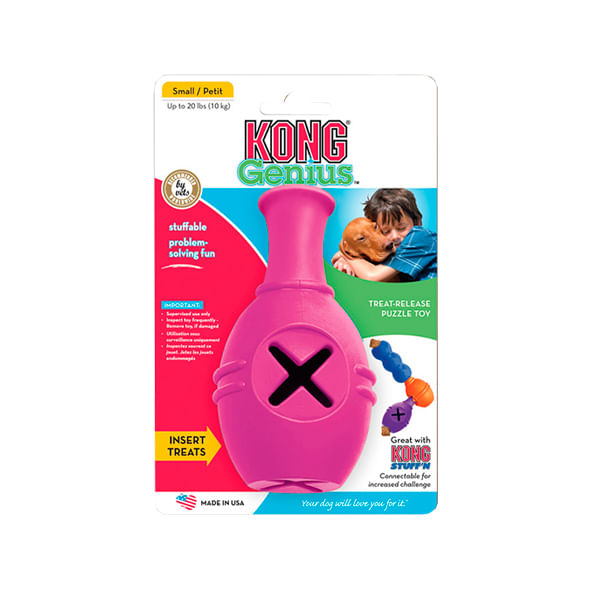 JUGUETE RELLENABLE KONG GENIUS LEO SMALL - Natural Life