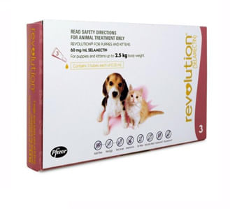 Pipeta Revolution Perro/Gato Hasta 2,5 Kg - Natural Life