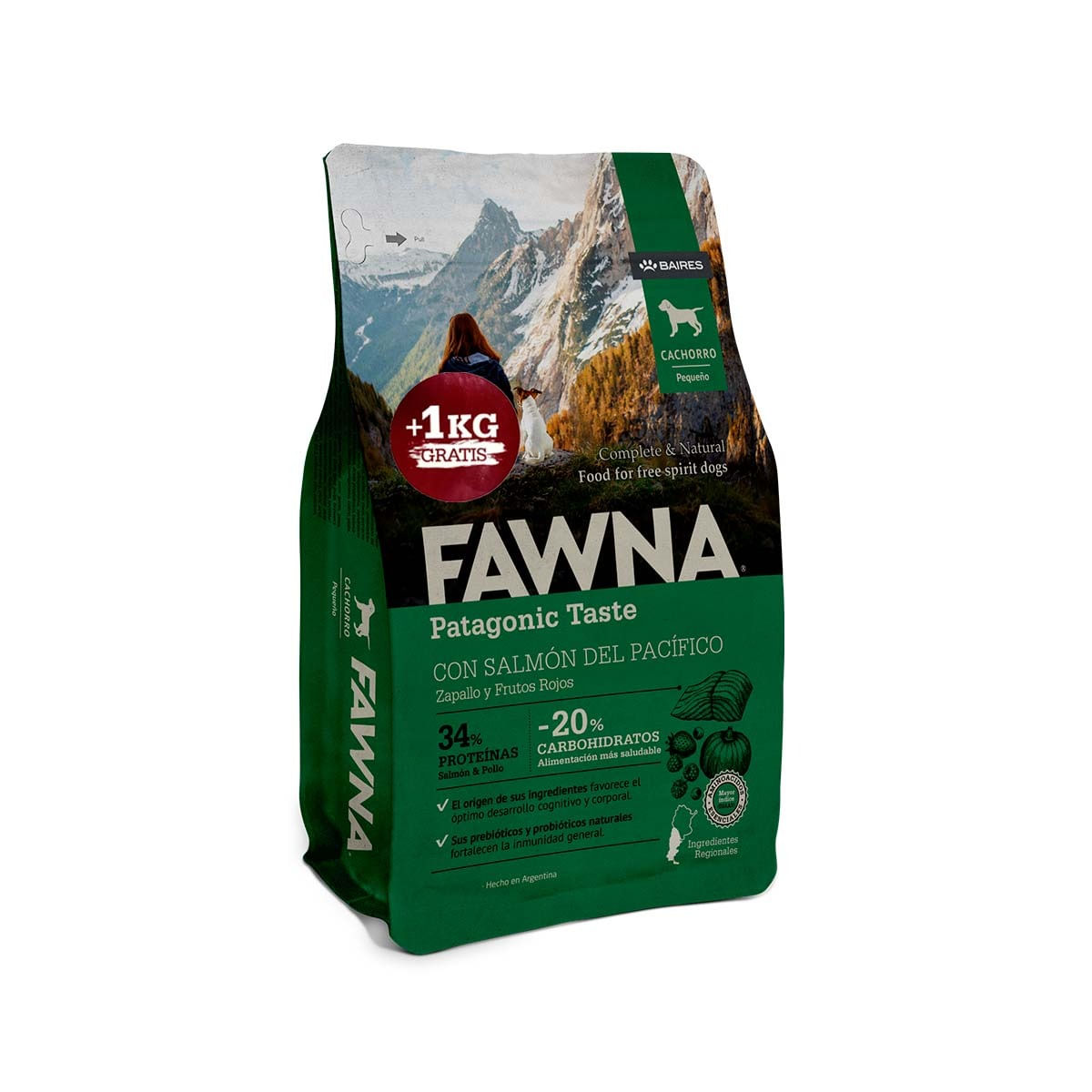Fawna Perro Cachorro Pequeño X 7,5+1 Kg - Natural Life