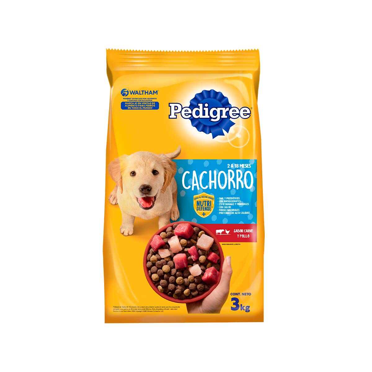 Pedigree Cachorro Sano Crecimiento X 3 Kg Pedigree Cachorro Sano Crecimiento X 3 Kg