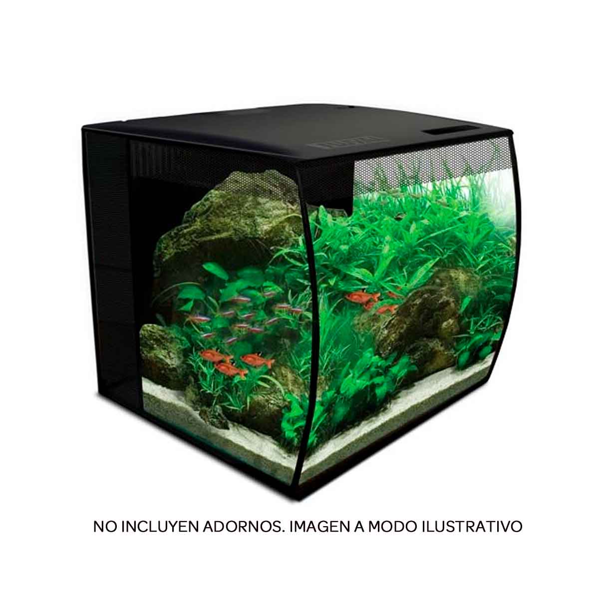 PECERA FLUVAL FLEX AQUARIUM KIT - 34 L NEGRO