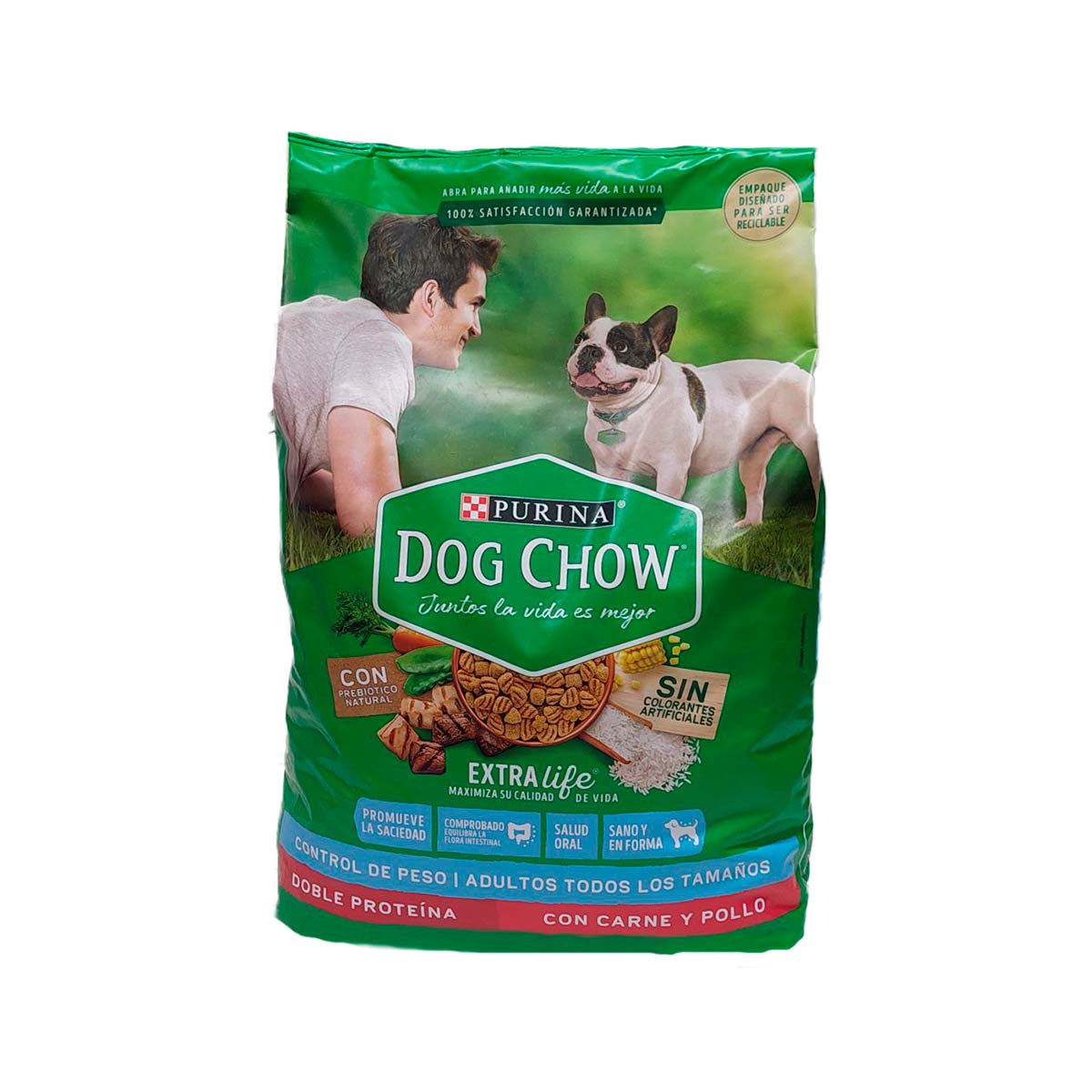 DOG CHOW CONTROL DE PESO DOBLE PROTEINAX 3 KG - Natural Life