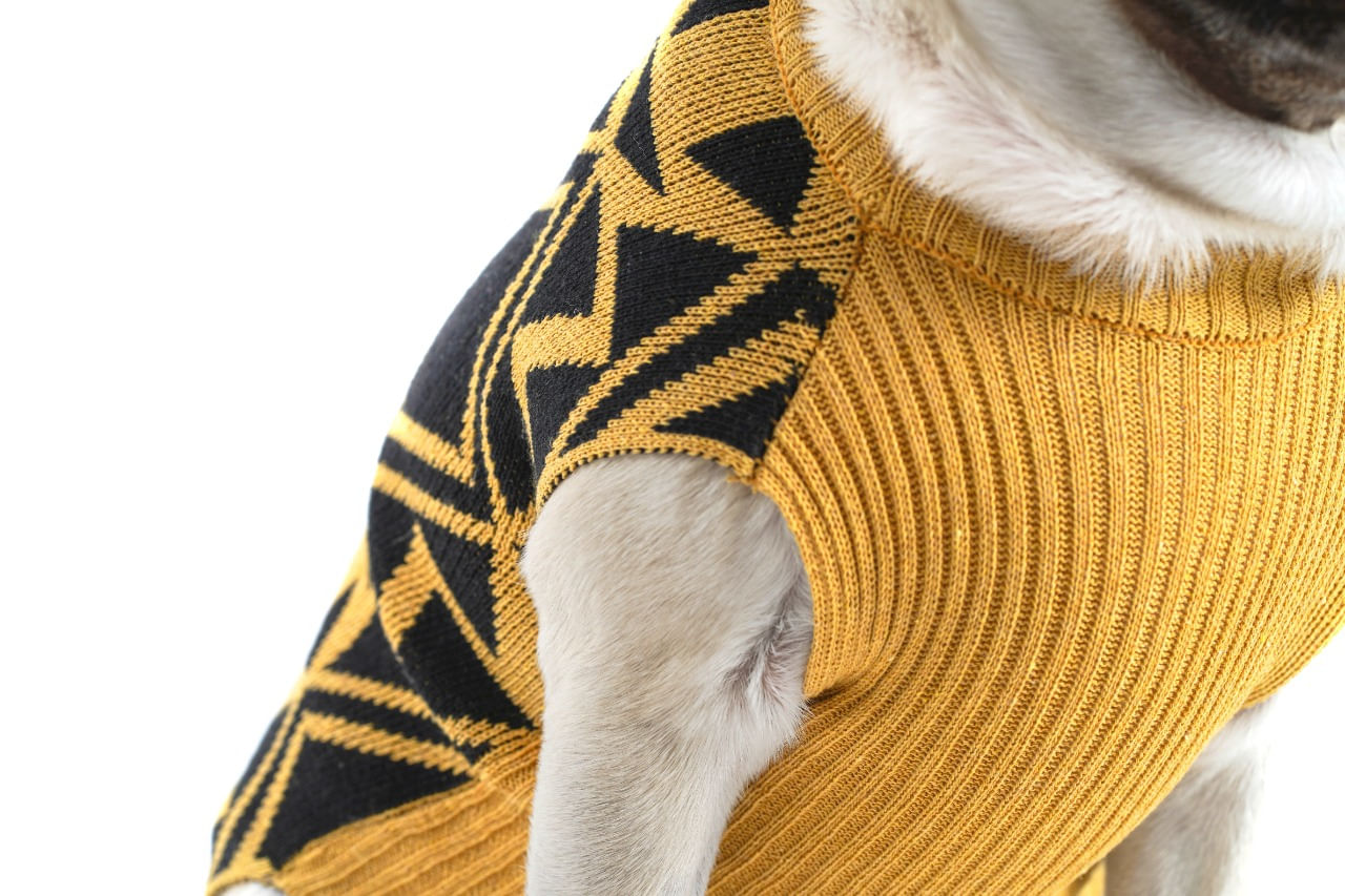 SWEATER LANA GUARDAS ASPEN MOSTAZA S - Natural Life