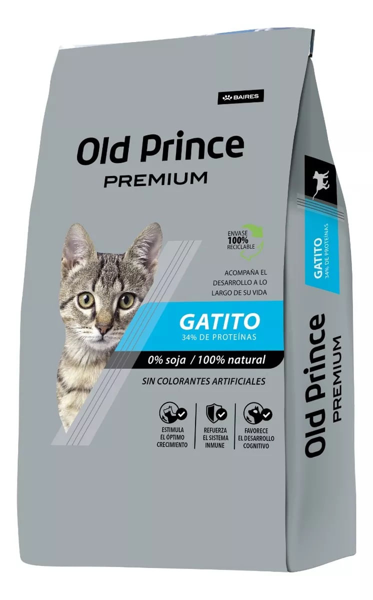 OLD PRINCE PREMIUM GATITO X 7.5 KG - Natural Life