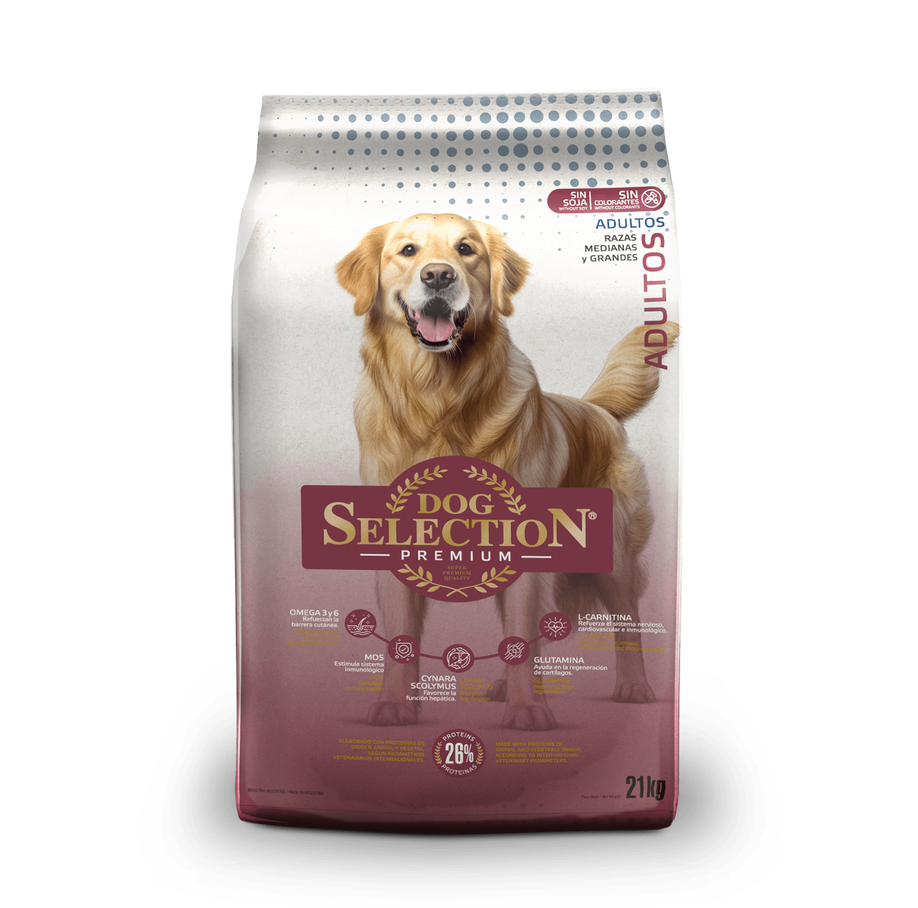 Dog Selection Premium Adulto X 21 Kg - Natural Life