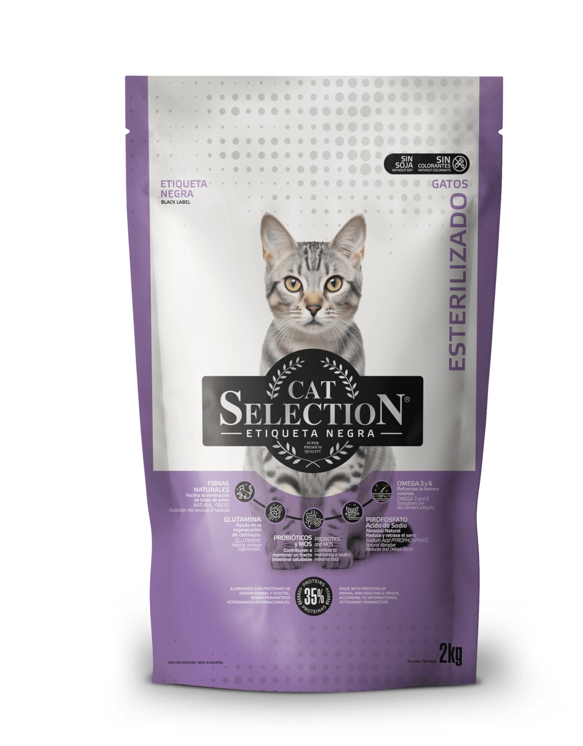 Cat Selection Etiqueta Negra Indoor x 2 Kg