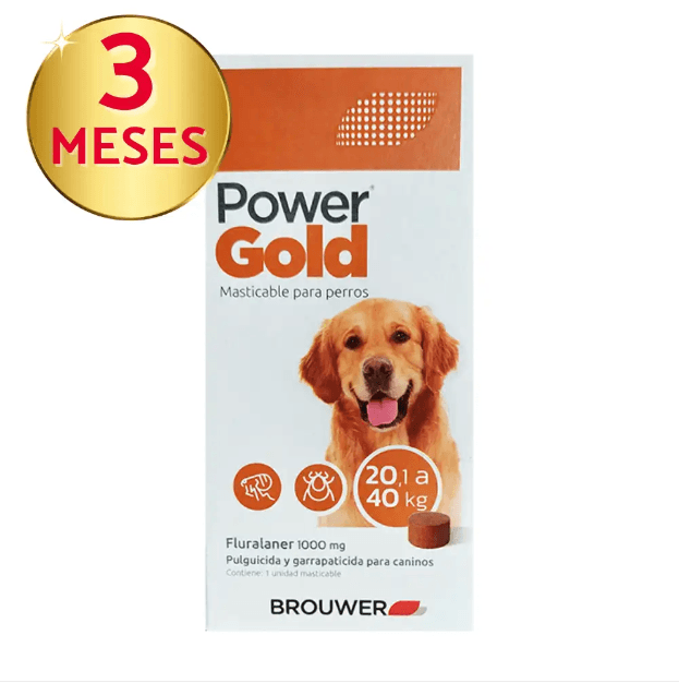 COMPRIMIDO POWER GOLD DE 20 A 40 KG - Natural Life